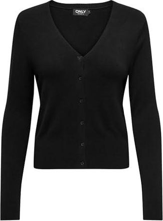 Only Onlvenice Life Nca KNT Cardigan à col V, Noir, XS Femme