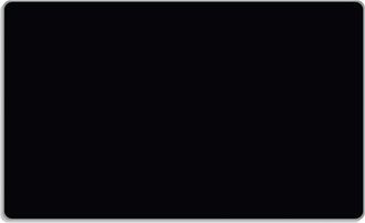 Wallario Frühstücksbrettchen aus Glas, Glasunterlage, Glasbrettchen Schwarz, Größe 14 x 23 cm, Sicherheitsglas