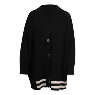 Pierantonio Gaspari Damen, Strickwaren, Schwarzk, SGröße