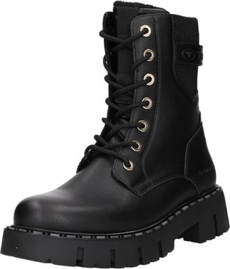 Tom Tailor Tom Tailor Damen 1590170005 Stiefelette, Black, 37 EU