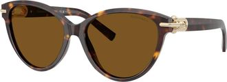 Tiffany & Co. unisex, Accessoires, Brun, Taille: 56 MM Tf4261 Lunettes de soleil