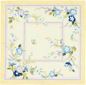 Self Portrait Femme, Accessoires, Jaune, Taille: ONE Size Floral Scarf