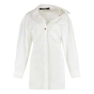 Jacquemus Damen, Kleider, Wei&szlig;, SGr&ouml;&szlig;e