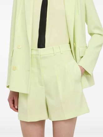 Patrizia Pepe short &agrave; passants de ceinture - Jaune