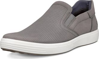 Ecco Soft 7 Easy Slip on Sneaker f&uuml;r Herren, Stahl, 38.5/39 EU