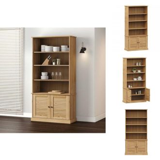 vidaXL Vidaxl - B&uuml;cherregale & B&uuml;cherschr&auml;nke - Living B&uuml;cherregal vigo 85x35x170 cm Massivholz Kiefer - Braun