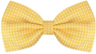 Allegra K Noeuds papillon pré-noués à pois pour hommes Noeuds papillon Noeud papillon formel Jaune One Size