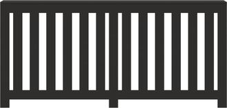 Generic Heizk&ouml;rperregal, Dekorative Horizontale Lamellen-W&auml;rmeabzugsabdeckung, Heizk&ouml;rperschutz aus Holzwerkstoff f&uuml;r Wohnzimmer und Schlafzimmer, Effiziente 