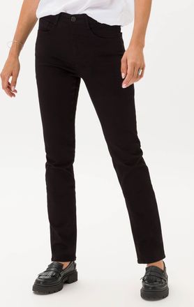 Brax 5-Pocket-Jeans BRAX Style CAROLA, Damen, Gr. 46 L (92), Langgrößen, schwarz, Denim/Jeans, 96% Baumwolle, 4% Elasthan, Jeans 5-Pocket-Jeans, Topseller
