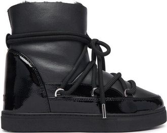 INUIKII Schneeschuhe Gloss Wedge 1001.004.0052.000 Schwarz