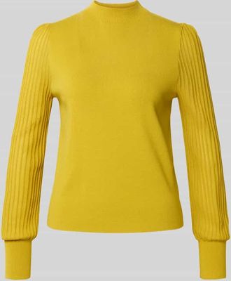 Zero Strickpullover aus Viskose-Mix mit Ballonärmeln