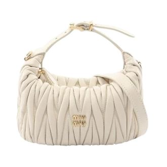 Miu Miu Pre-owned Matelasse MIU Lederhandtasche - - Pre-owned - Damen - Wei&szlig; - ONE SIZE