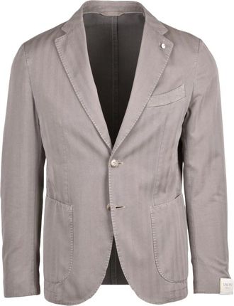 L.B.M. 1911 L.b.m. 1911, Homme, Vestes, Beige, Taille: 2XL Cotton Jacket