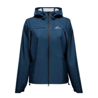 Nike Trail Kapuzenjacke f&uuml;r Damen (Marine/Braungrau)