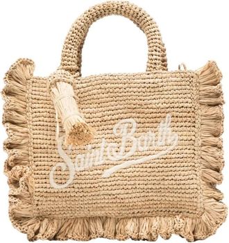 Saint Barth Femme, Sacs, Beige, Taille: ONE Size Mini Volant Tote &agrave; Volants