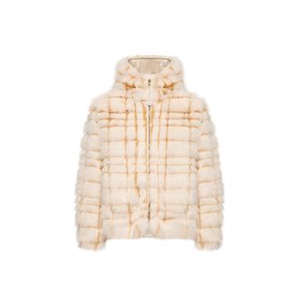 Moncler Moncler Pluvier Short Padded Jacket, Women, White, Size: 00