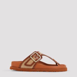 Birkenstock Birkenstock 1744 Gizeh Frames Sandales en raphia