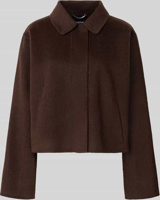 HUGO BOSS Regular Fit Hemdjacke aus Woll-Lyocell-Mix Modell Cafeta_DF