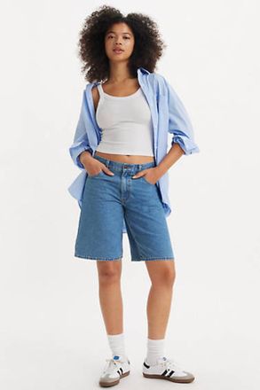 Levi's Jort Baggy Dad - Femme - Bleu / Foolish Love - 27