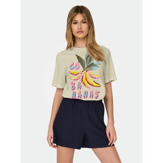 Only T-Shirt Bilins 15320615 Gelb Regular Fit