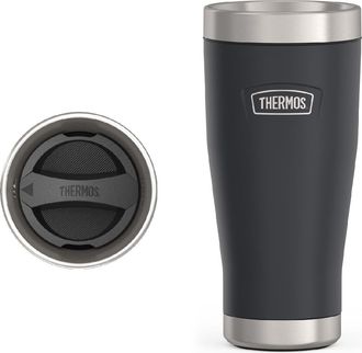 Thermos ICON-Serie, Trinkbecher, Edelstahl, Granit, 473 ml