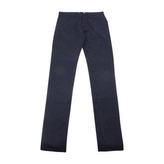 Dondup Nadelstreifen Hose Lucky Up092 Modell - - Trousers - Herren - Blau - W30