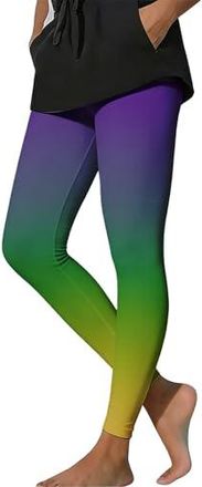 Generic Legging pour femme, coupe haute, pantalon de yoga long, leggings de loisirs graphiques exquis pour femmes, Violet fonc&eacute;., XXL