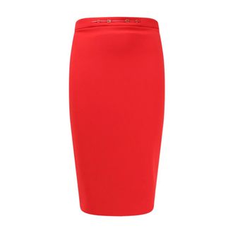 Elisabetta Franchi Longuette Rock - - Skirts - Damen - Rot - L
