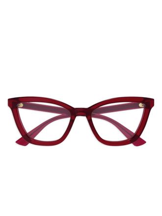 Gucci Brille mit GG - Rot