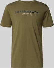 Lindbergh T-Shirt mit Label-Print Modell Copenhagen