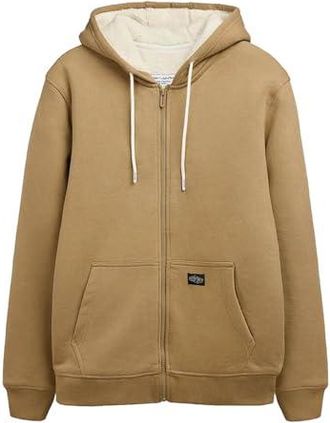 Teddy Smith G-Ony Hoody Zip Sweater, Beige, XL Homme
