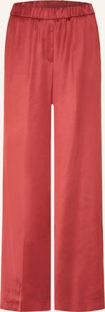 PESERICO Peserico Marlenehose Aus Satin rot