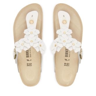 Birkenstock Zehentrenner Birkenstock Gizeh 1026735 Wei&szlig;