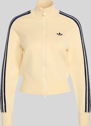 adidas Originals Regular Fit Strickjacke aus Viskose-Mix