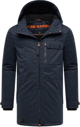 Stone Harbor Herren Winterparka Fintaan mit Fleecefutter & 2-Wege-Rei&szlig;verschluss