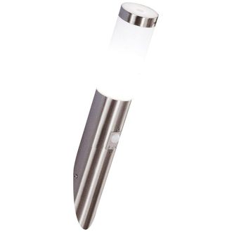 Globo Lighting LED Au&szlig;en Wand Leuchte Fassaden Edelstahl Strahler Terrassen Sensor Lampe Globo 3157SLED