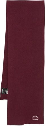 Karl Lagerfeld écharpe à patch logo - Rouge