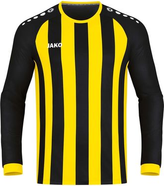 Jako Kinder Trikot Inter (Langarm), Schwarz/Citro, 140