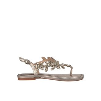 Alma En Pena Alma EN Pena, Femme, Chaussures, Jaune, Taille: 40 EU Sandale orn&eacute;e de fleurs en strass