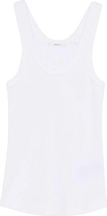 Haikure Femme, Tops, Blanc, Taille: 36 FR Canotta a costine