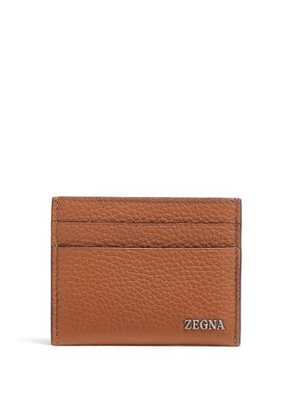 Ermenegildo Zegna porte-cartes Vicuna - Marron