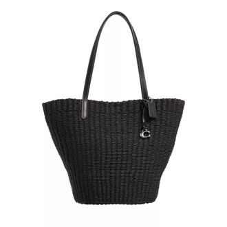 Coach Shopper & Totes - Straw Tote - Gr. unisize - in Schwarz - f&uuml;r Damen