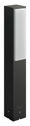 Philips myGarden LED Sockelleuchte Stratosphere, neutralwei&szlig;es Licht (4000 Kelvin), 1000lm, Anthrazit, Gartenleuchte, Au&szlig;enleuchte
