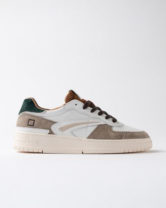 D.A.T.E. torneo pure calf white-green
