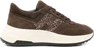 Hogan Femme, Chaussures, Brun, Taille: 39 1/2 EU H669 Baskets