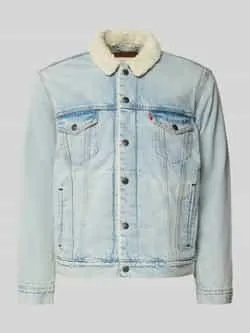 Levi's Jeansjacke mit Teddykragen