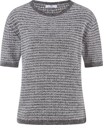Peter Hahn Rundhals-Pullover Peter Hahn grau