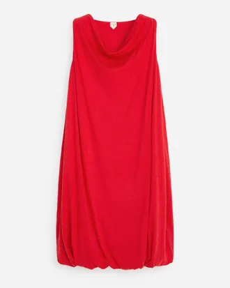 Arket Drapiertes Kleid Mit Ballonschnitt -Rot