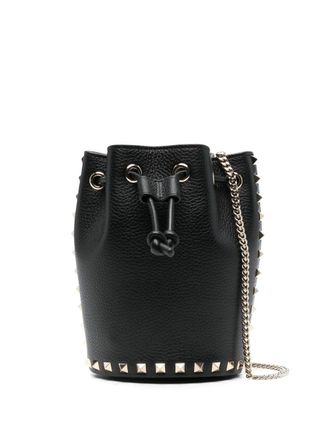 Valentino Garavani sac seau Rockstud - Noir