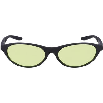Nike Retro E Oval-Sonnenbrille f&uuml;r Herren/Damen Unisex (Mattschwarz/Volt Farbe)